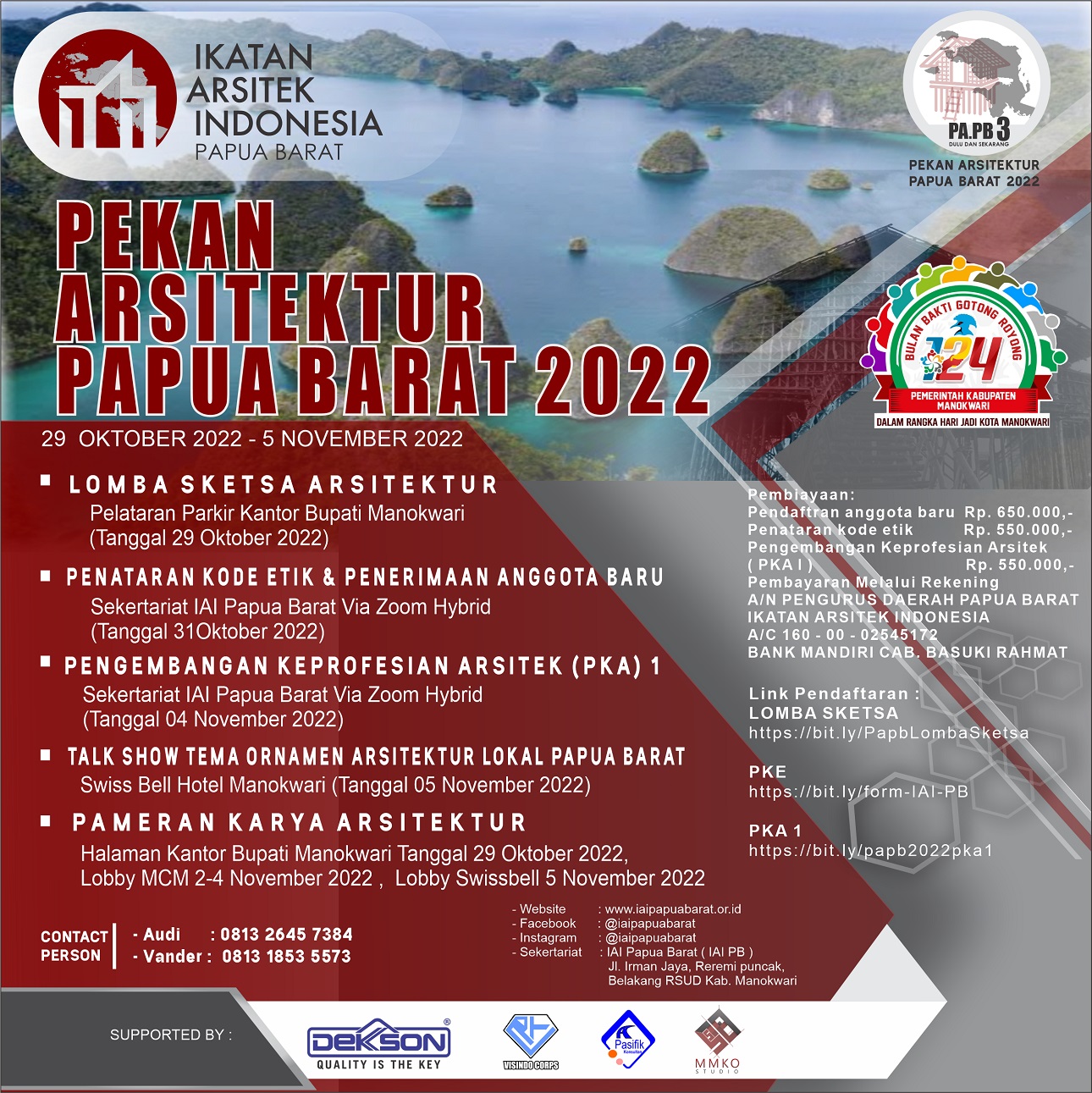 IAI Papua Barat | Pekan Arsitektur Papua Barat 2022